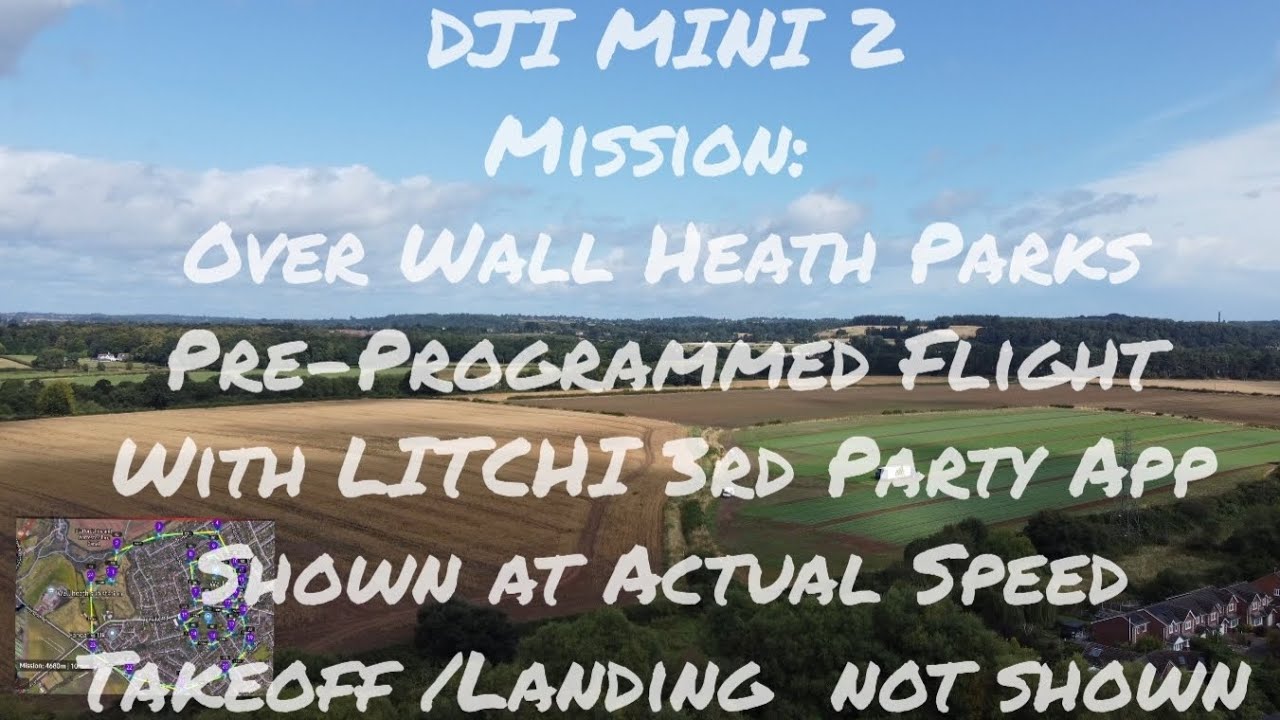 Flight Over Wall Heath Village, visiting the parks - DJI Mini 2 ...