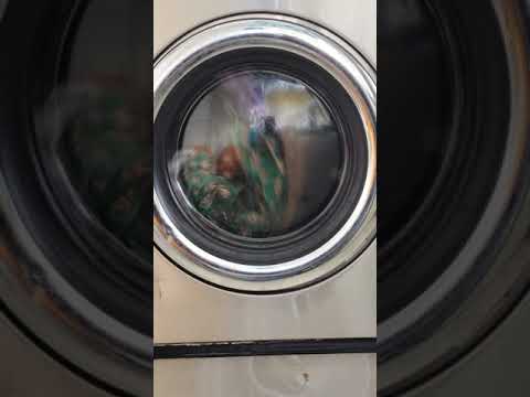 Dexter triple load washer hot wash full cycle - YouTube