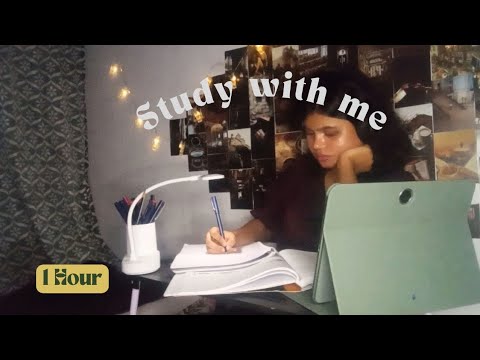 STUDY WITH ME 📖 FOR 1 HOUR (WITH MUSIC 🎶) | HYPER FOCUSING 🎯 | STUDY ...