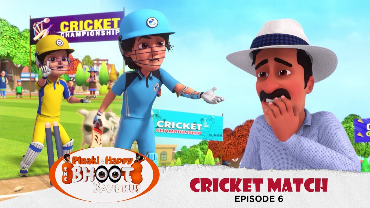 Pinaki and Happy - Bhoot Bandhus | Cricket Match | English Episode 6 ...
