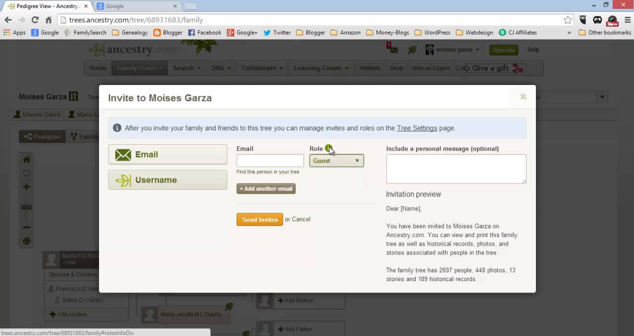 How to Share Your Ancestry Family Tree With Friends and Family - YouTube