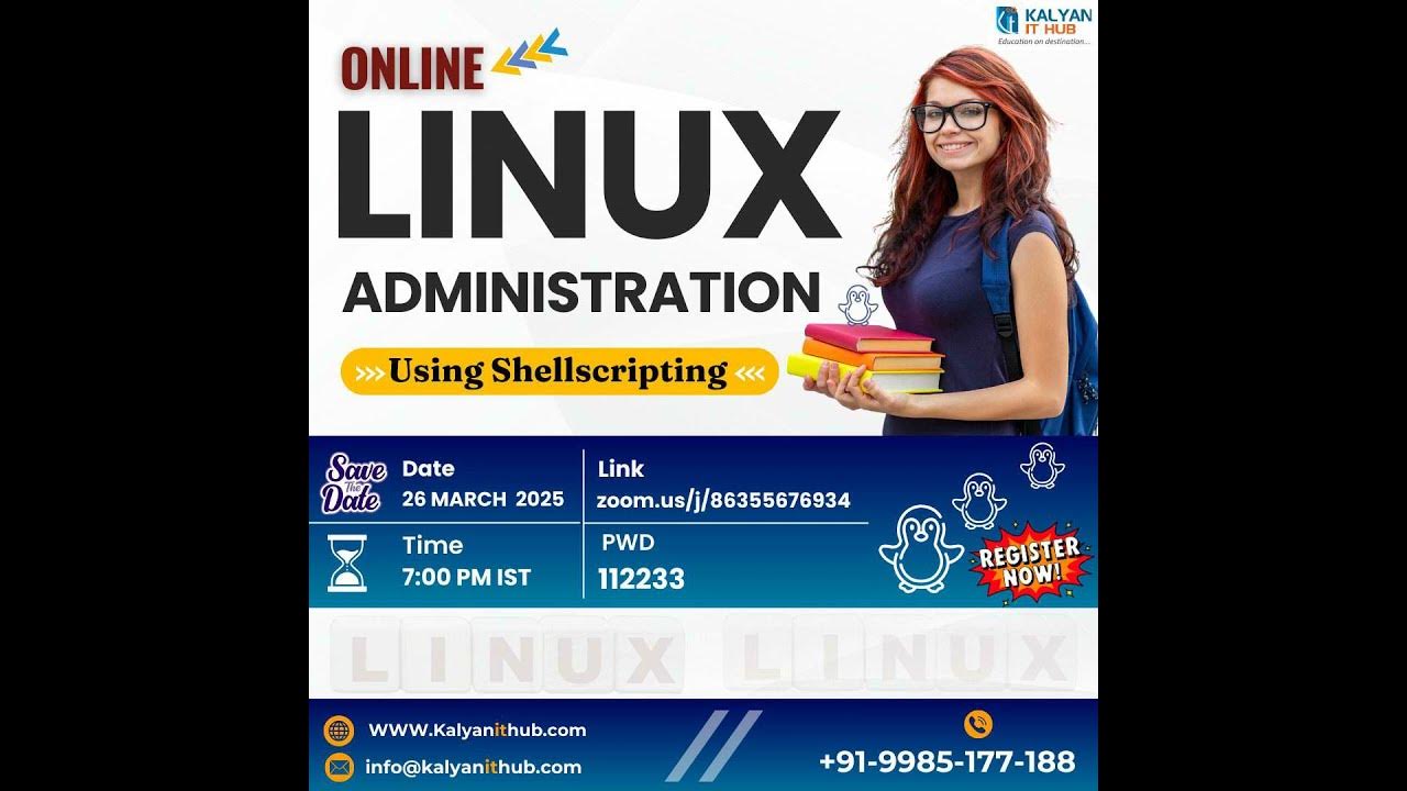 Linux Administration using Shellscripting - New Batch | Kalyan IT Hub - YouTube