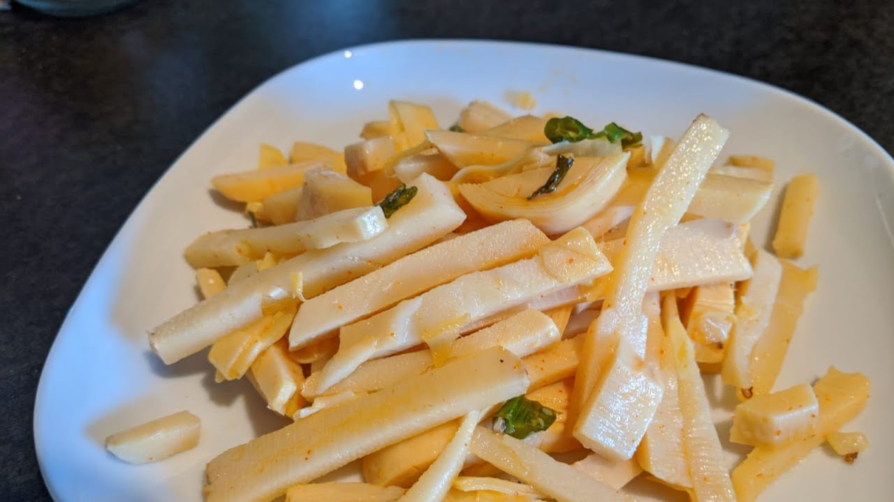 Bamboo Shoots Fry || Bidiru Kalale Fry || Bamboo Shoots Recipe - YouTube