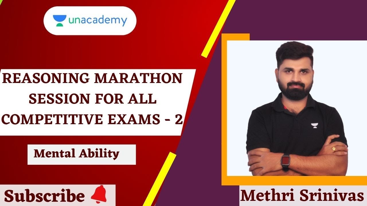 Reasoning Marathon Session for all Competitive Exams - 2 | Methri ...