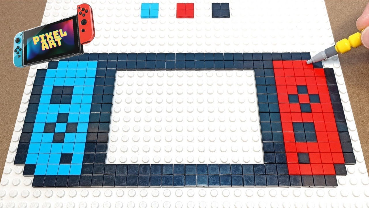 Comment dessiner une Nintendo Switch en Pixel Art. - YouTube