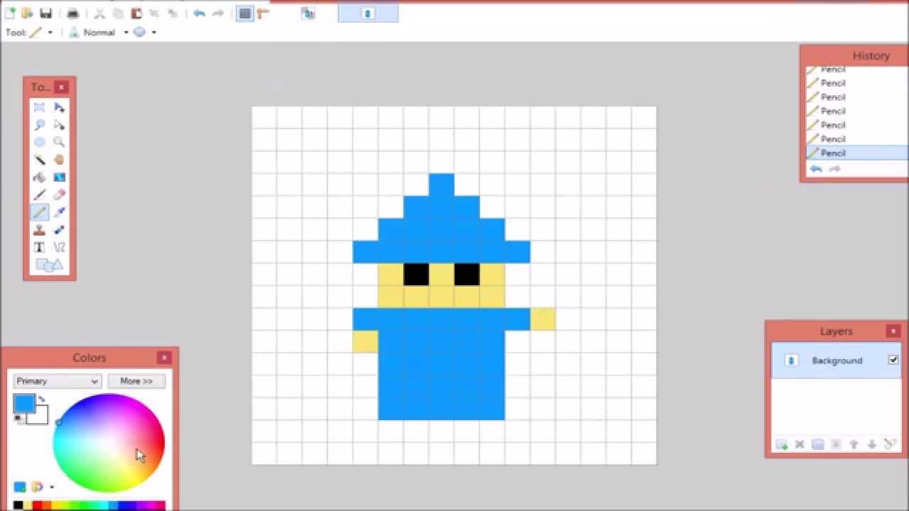 Making Wizard Class Avatar (8-Bit Warriors) - YouTube