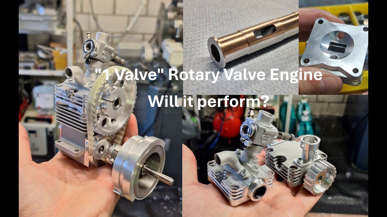 New Rotary Valve Design for Model Engine / Modellmotor mit neuartiger ...