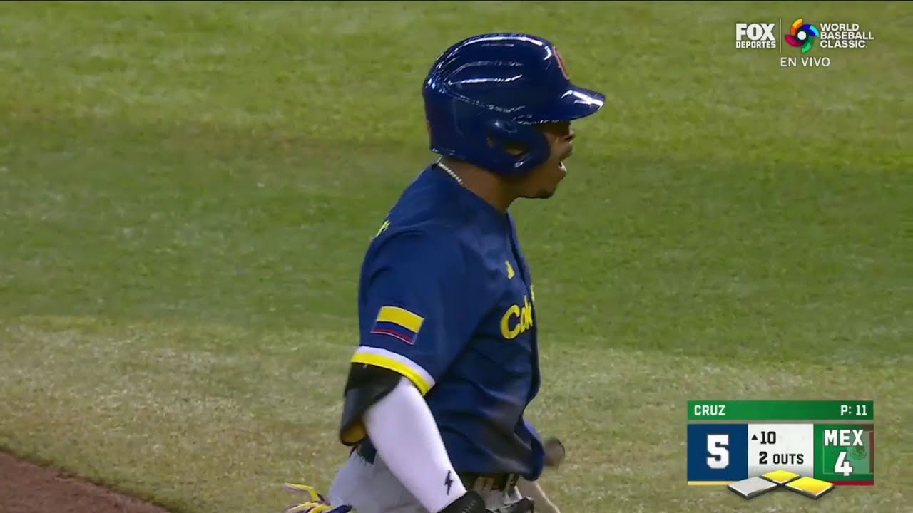 Carrera, Colombia 5 - 4 México, World Baseball Classic - YouTube