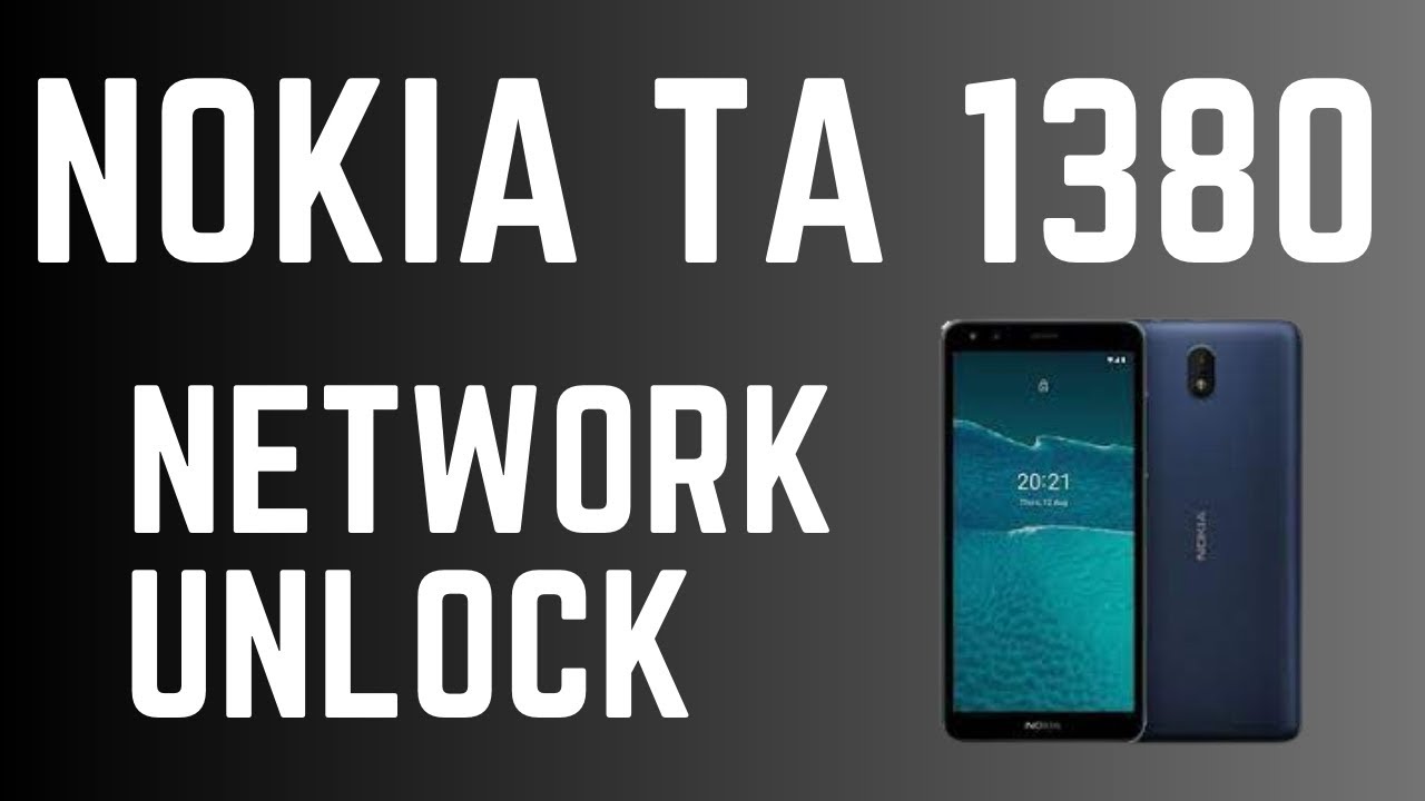 How to unlock Nokia TA-1380 network⛷⛷⛷ | Nokia TA-1380 carrier unlock ...