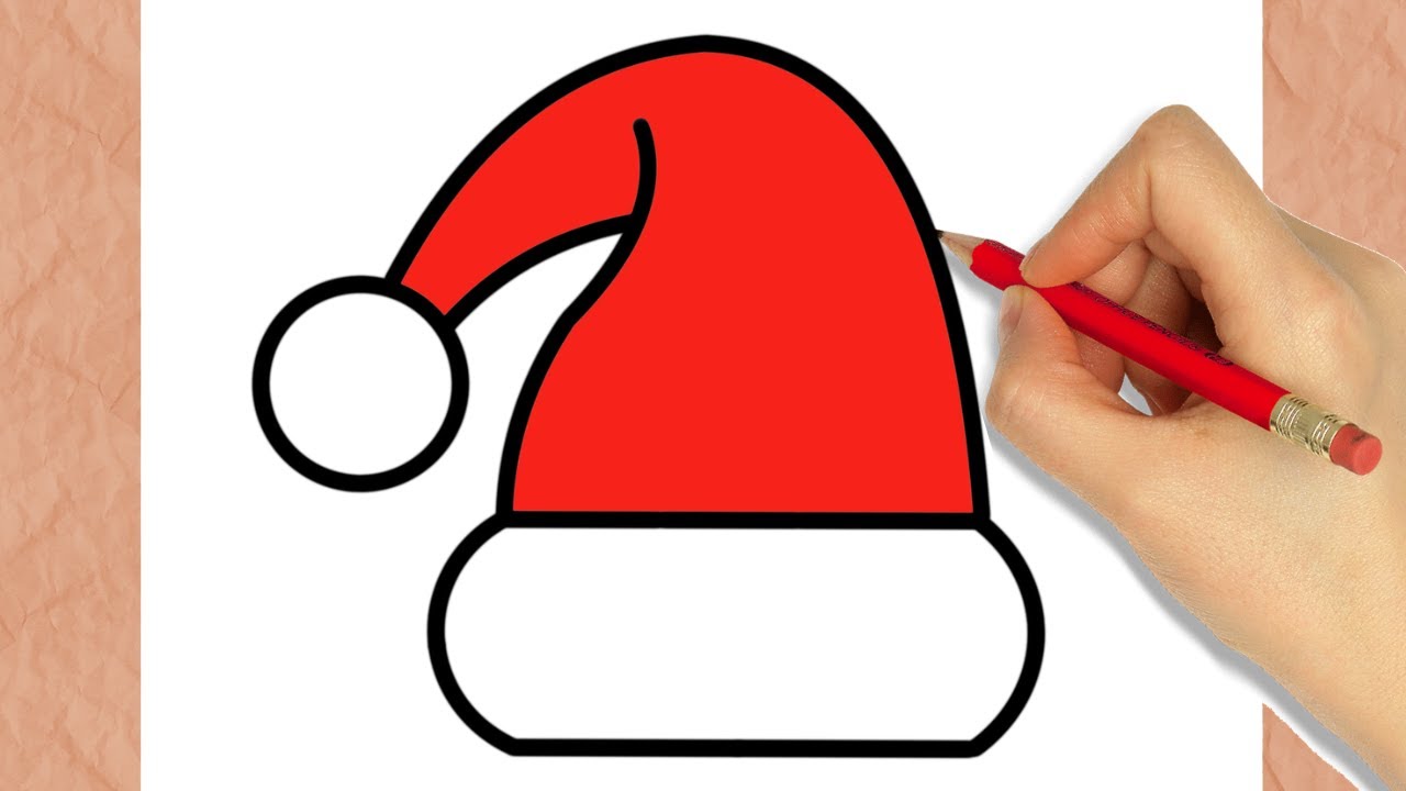 Como Desenhar um Gorro de Natal - YouTube