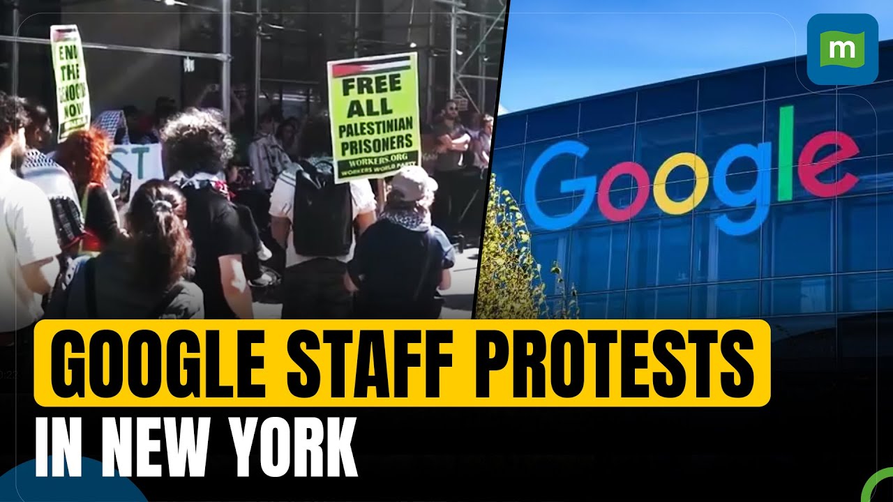 Google Staff In New York Protest Company's $1.2b Contract With Israel ...