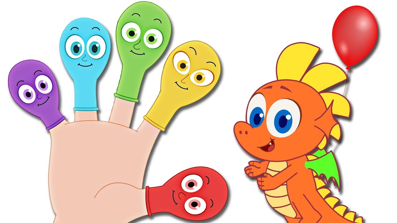 Derrick And Debbie | Balloon Finger Family | Finger Family Songs - YouTube