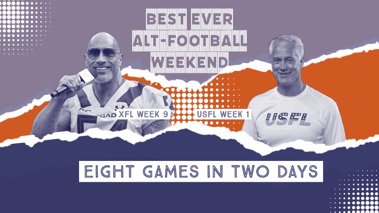 XFL vs USFL: who WINS in the first head-to-head weekend? - YouTube