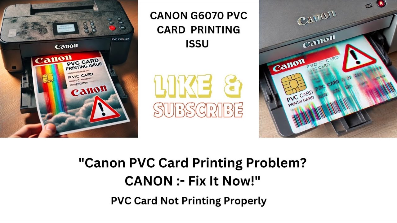"Canon PVC Card Printing Problem? Fix It Now!" , PVC Card Not Printing ...