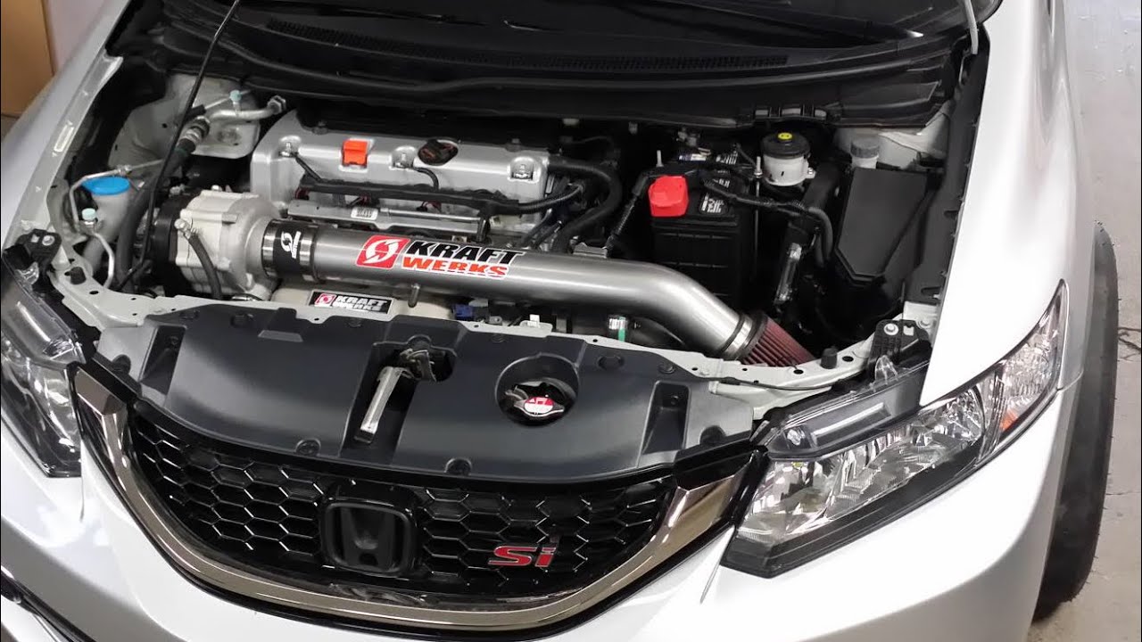 Kraftwerks Supercharged 9th Gen Si vs CT Supercharged 8th Gen Si - YouTube