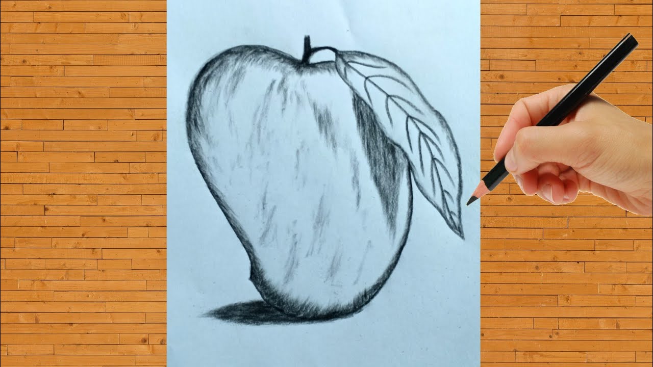 How To Draw Mango || How To Draw Mango Easy || How To Draw Mango For ...