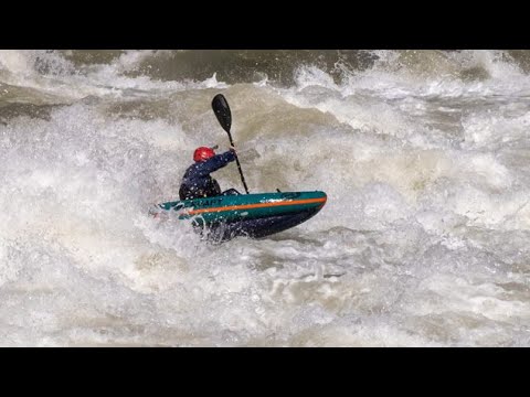 Packraft ROBfin Colorado river Lava Falls - YouTube
