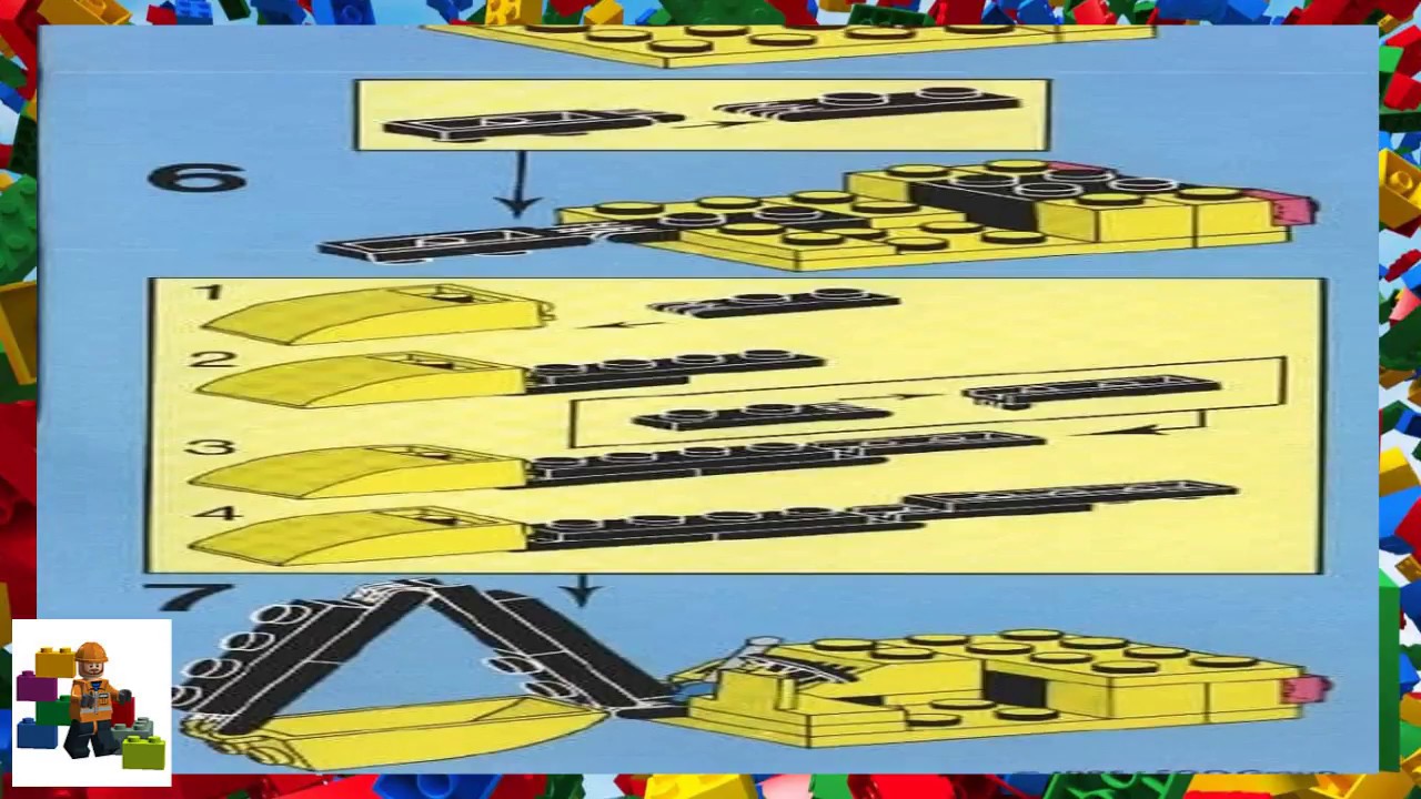 LEGO instructions - Town - Construction - 6631 - Steam Shovel - YouTube