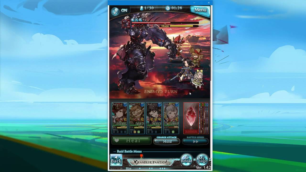 Granblue Fantasy - Colossus Omega (Magna) Solo - YouTube