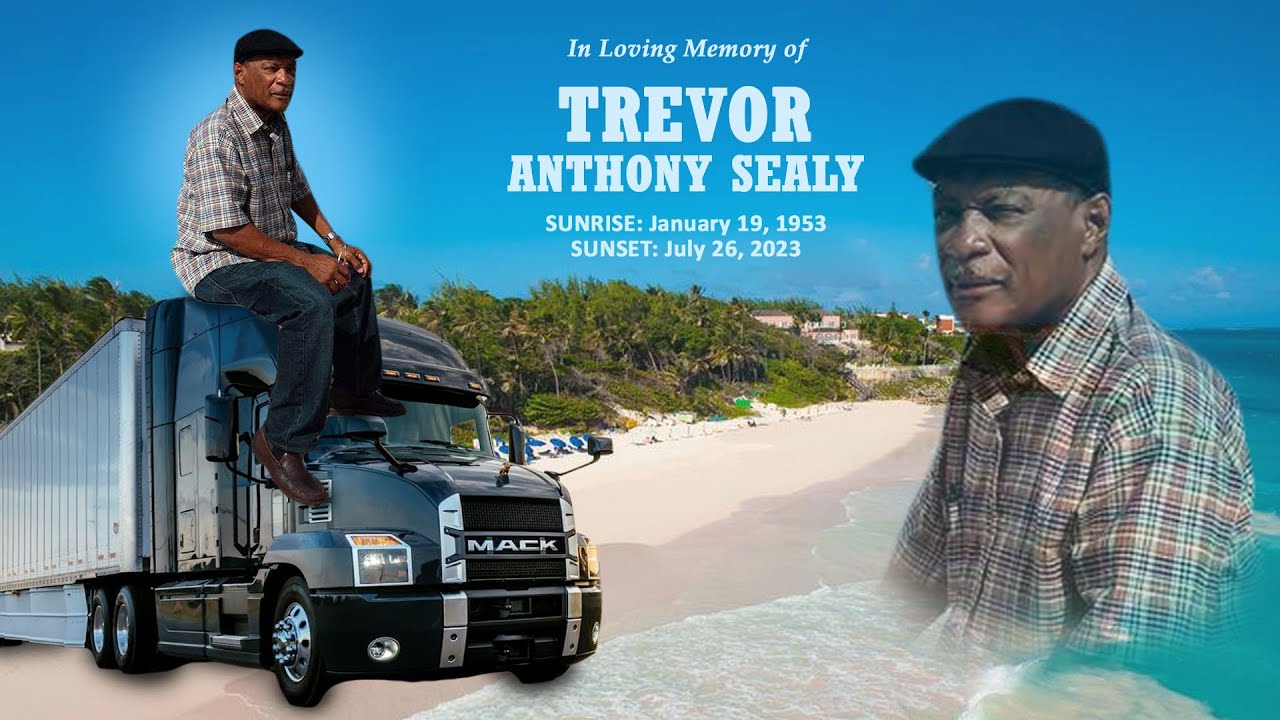 Celebrating The Life of Trevor Anthony Sealy - YouTube