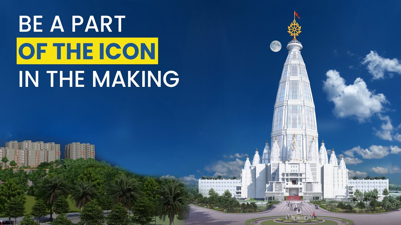 Vrindavan Chandrodaya Mandir: The Icon in the Making - YouTube