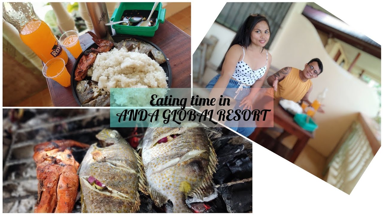 BONDING TIME AND EATING IN ANDA GLOBAL RESORT BOHOL - YouTube