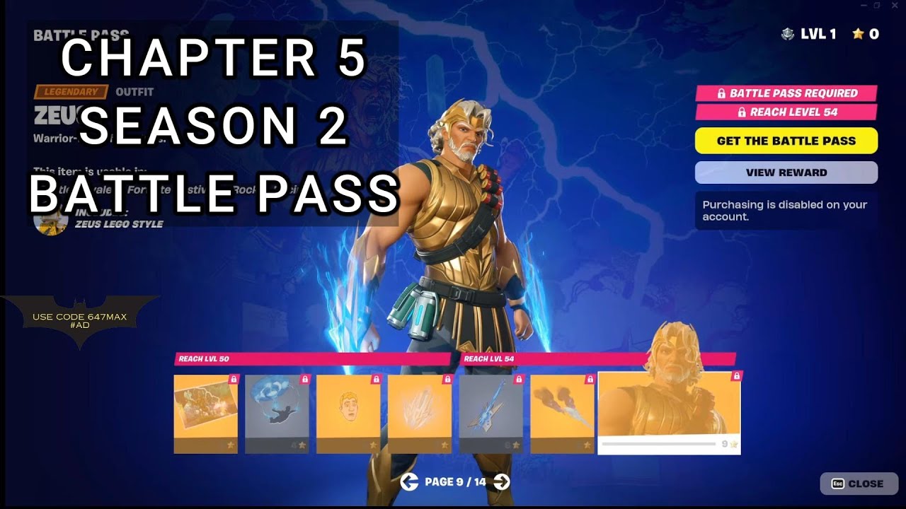 FORTNITE CHAPTER 5 SEASON 2 BATTLE PASS - YouTube