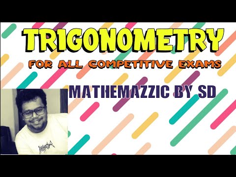 TRIGONOMETRY|FOR ALL COMPETITIVE EXAMS|SSC CGL|SSC CHSL|RAILWAY EXAM ...