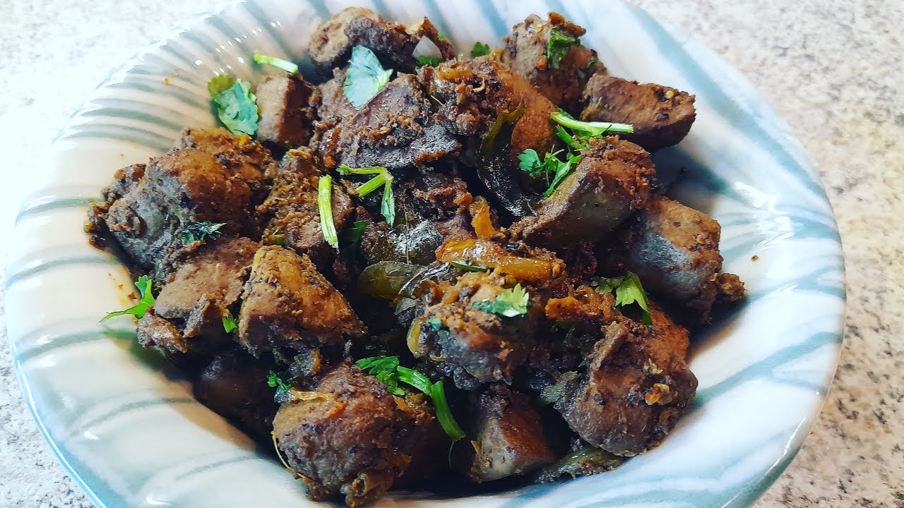 Mutton liver pepper fry/rec-228/ஈரல் மிளகு வறுவல்/Liver pepper fry/Eral ...