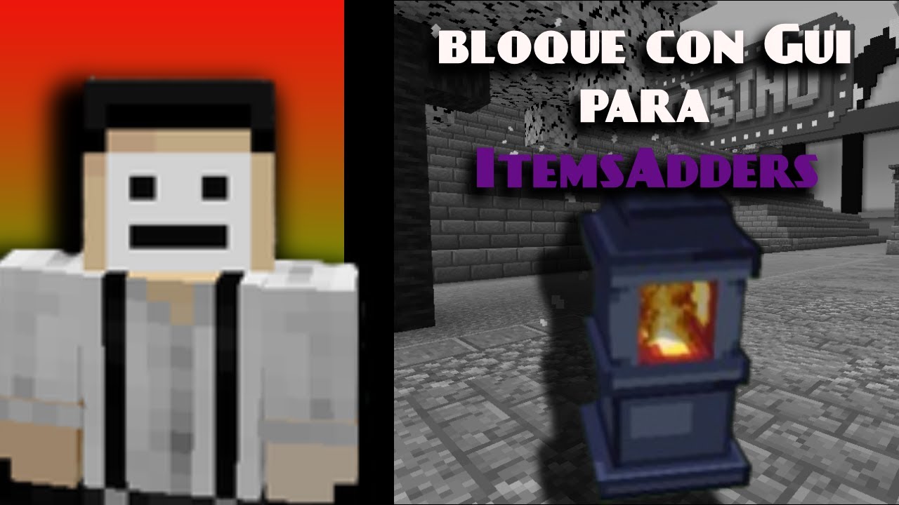 Bloques con GUI para ItemsAdder #minecraft #minecraftserver #blockbench ...