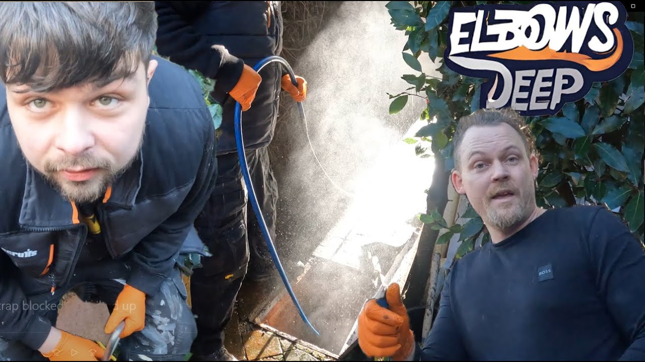 Blocked drain 20 Georgian house with Windsor trap blocked and silted up ...