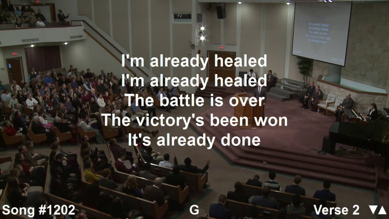 I'm Already Healed : Cloverdale Bibleway - YouTube
