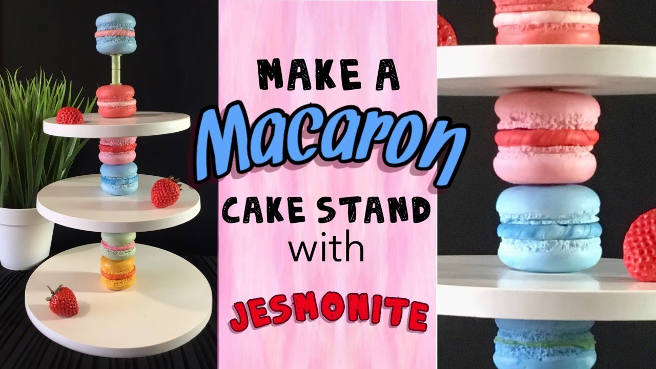 Make a Macaron Cake Stand with Jesmonite or my Budget Alternative ...