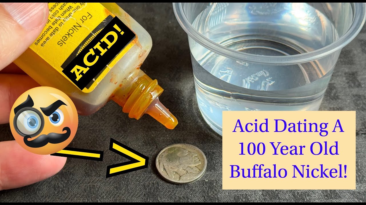 Acid Dating A 100 Year Old Buffalo Nickel Found In Pocket Change! - YouTube