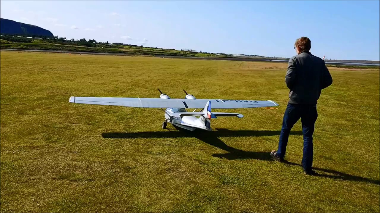 First Catalina flight after the crash and rebuild! - YouTube