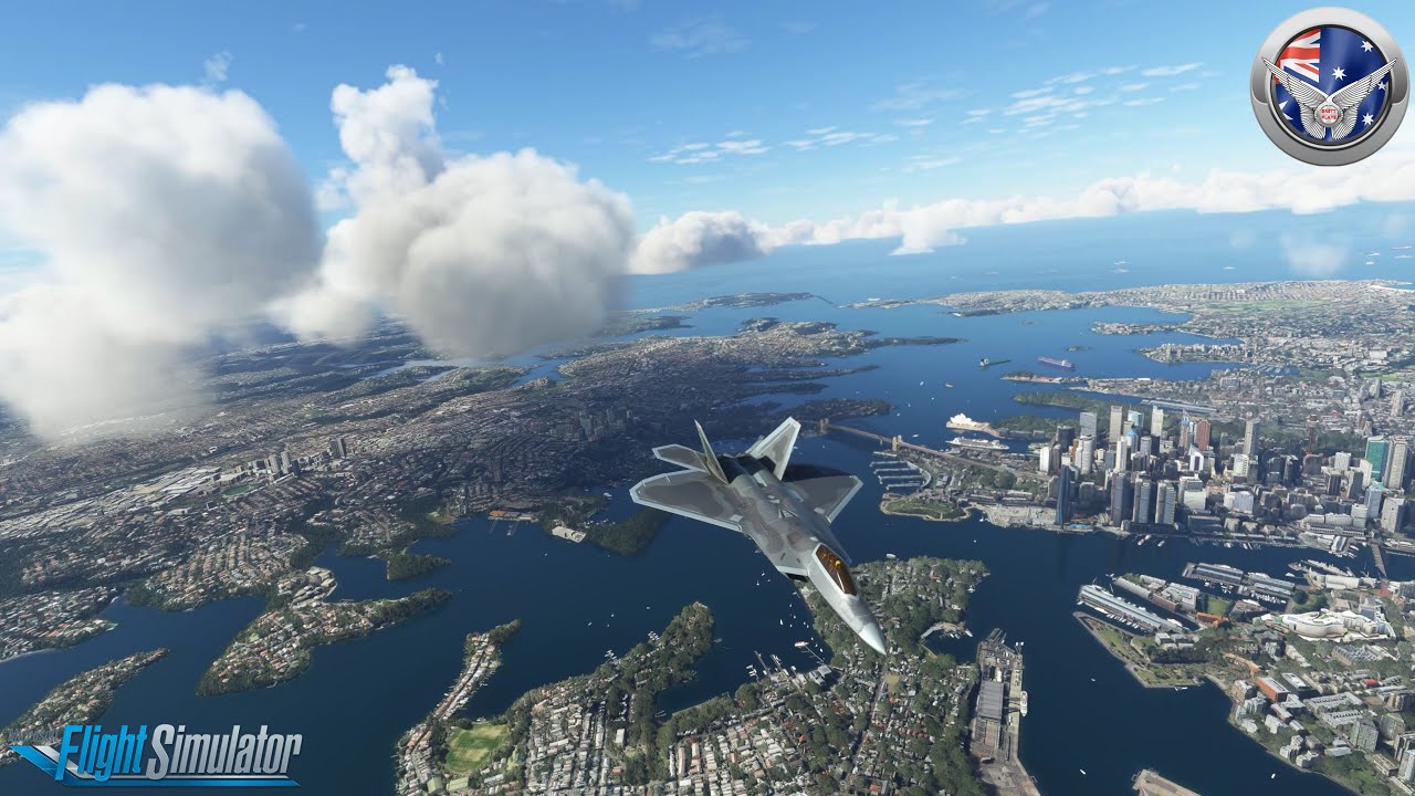 F-22A Raptor by Bredok3d - Quick Sydney Loop Joy Flight - Microsoft ...