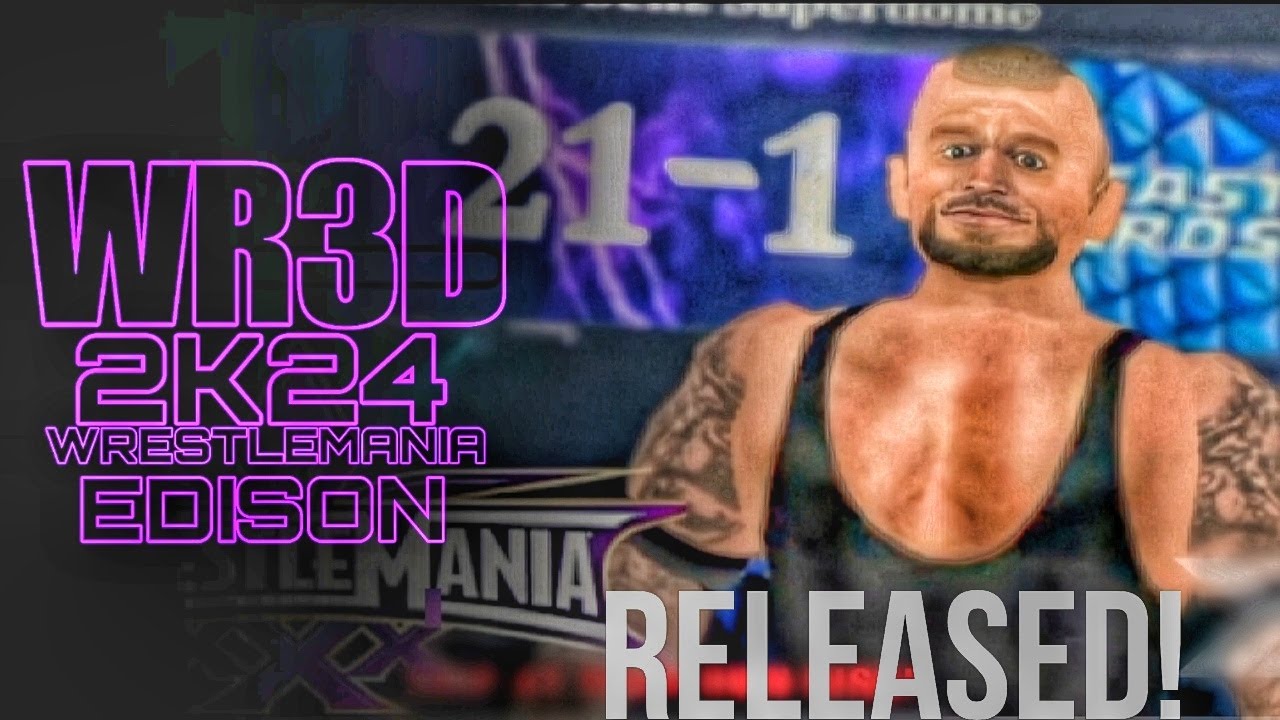 WR3D 2K24 MOD RELEASED II WRESTLEMANIA ALL ARENA, UPDATE TITLE & MORE # ...