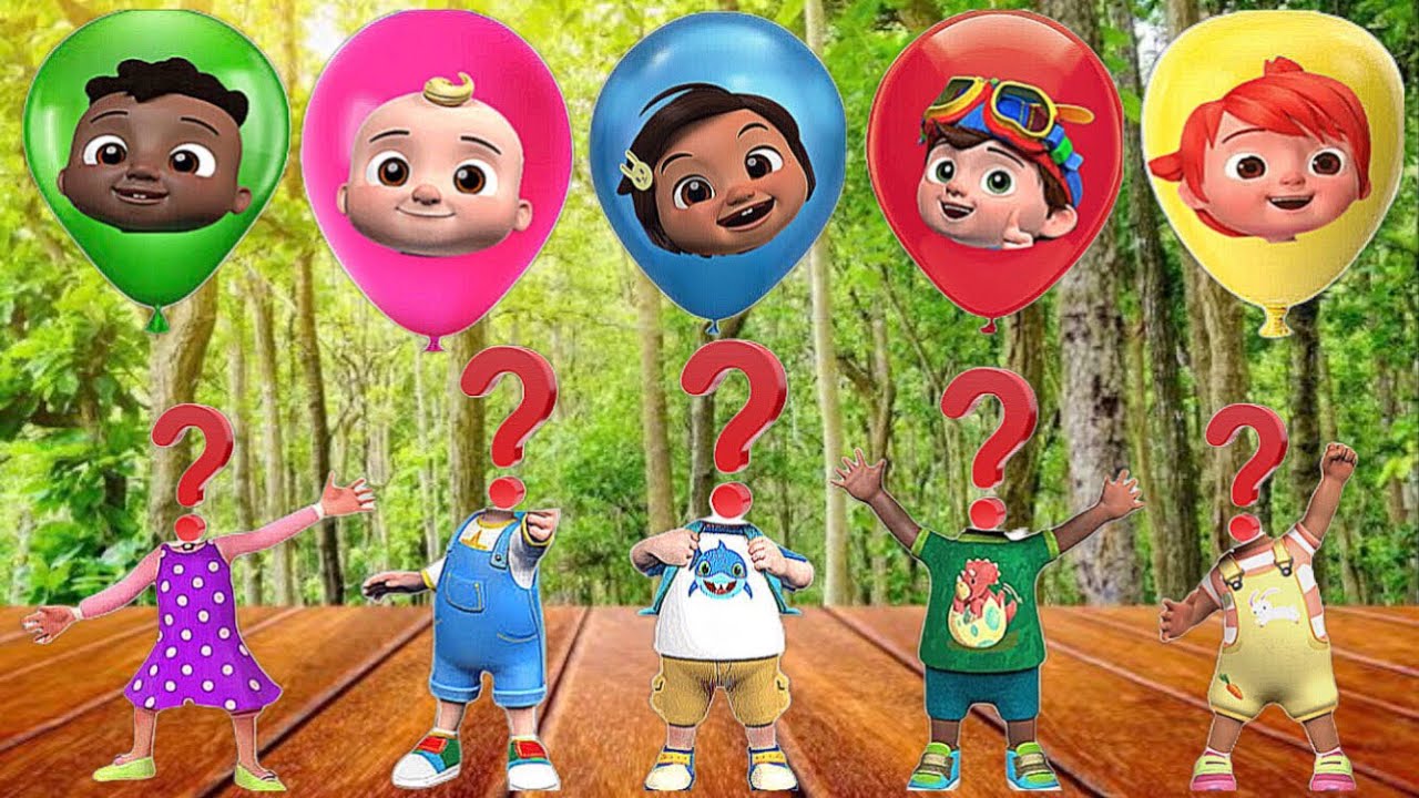 Lets 'go find the cocomelon characters JJ, Joãzinho,Cody, Bebefinn ...