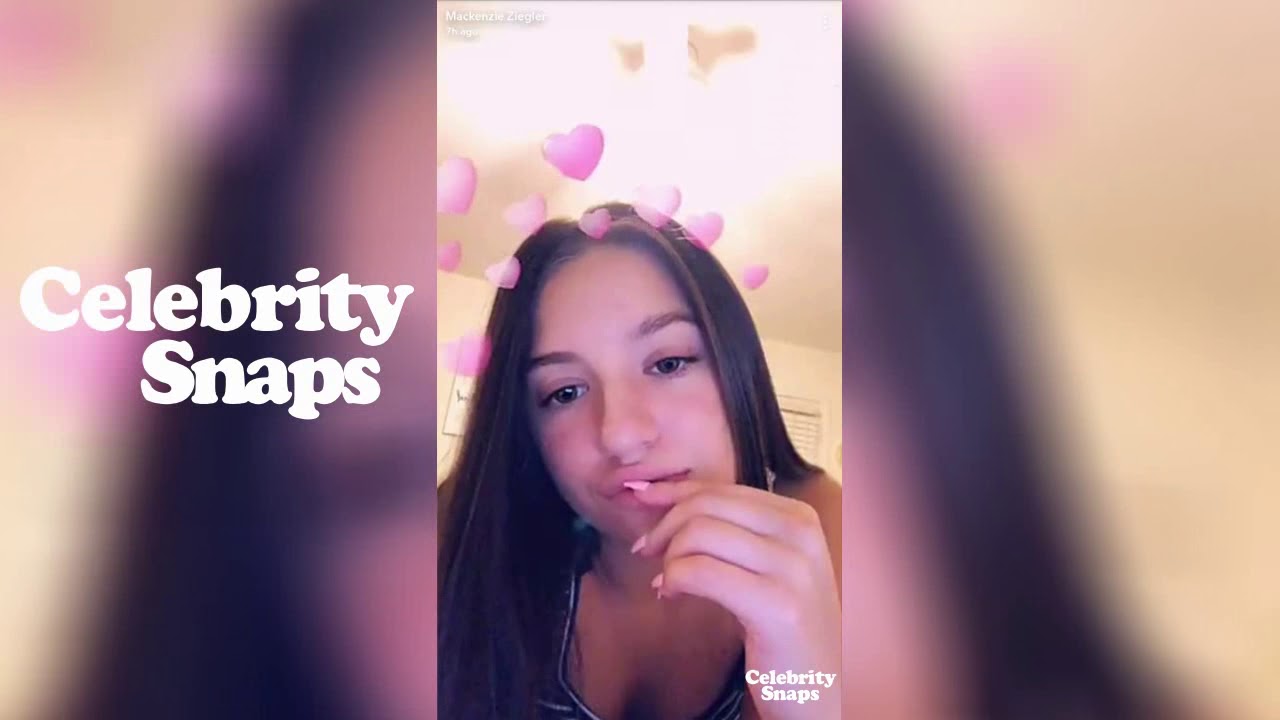 Mackenzie Ziegler Snapchat Stories | August 23rd 2018 - YouTube