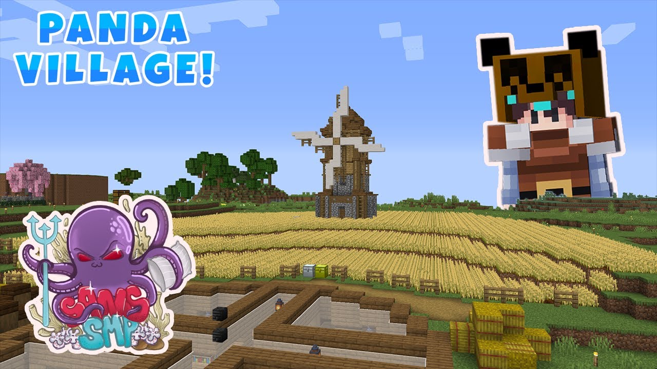 FARM VILLAGE & MELAWAN WITHER! - Sans SMP S5 - YouTube