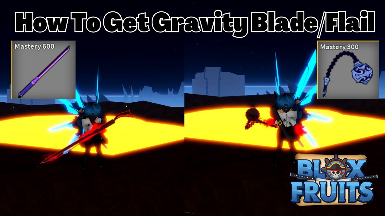 How To Get The New Gravity Blade/Flail In Blox Fruits Second Sea - YouTube