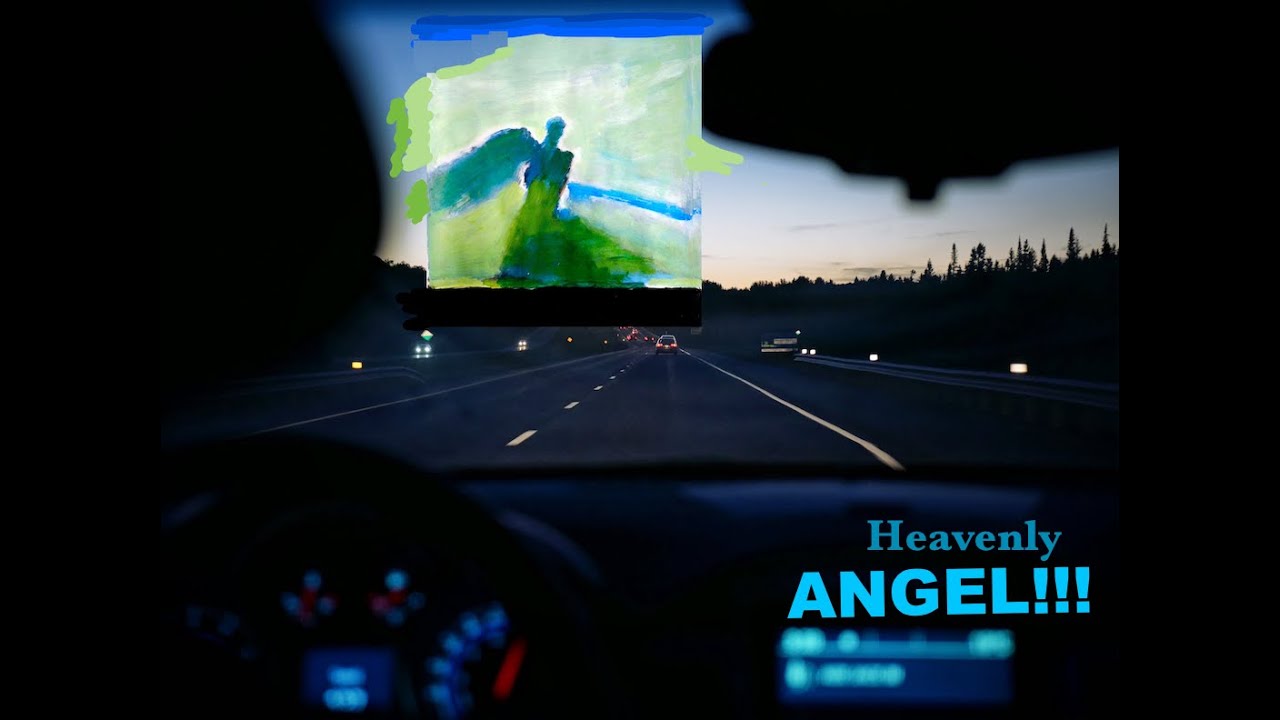 I saw an Angel when I was driving on highway - YouTube