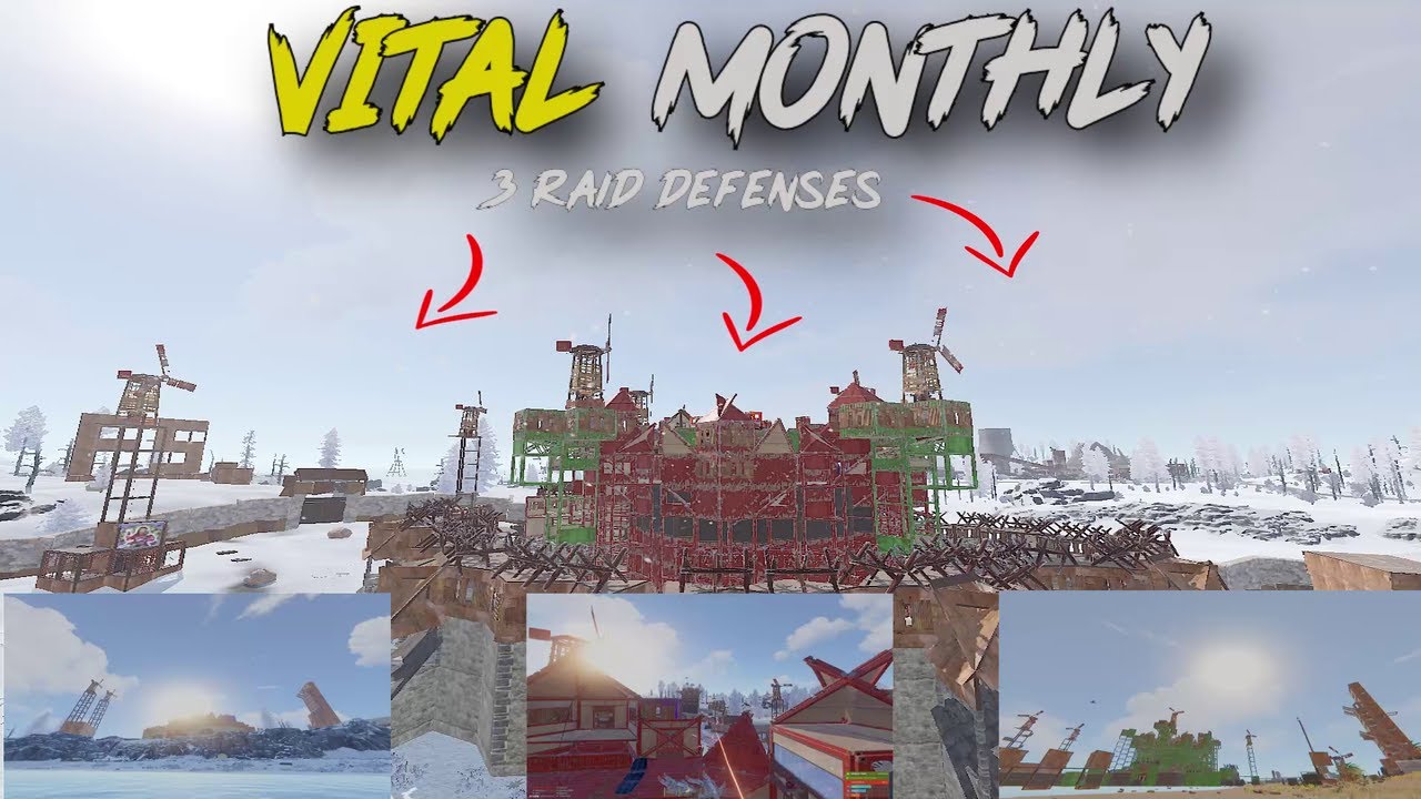 DEFENDING MASSIVE RAIDS | RUST CLAN PROGRESSION - YouTube