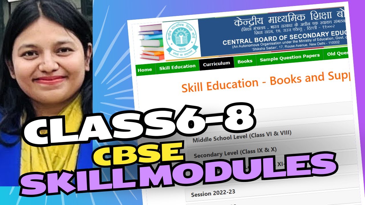 CBSE introduces SKILL MODULES FOR Classes VI TO VIII (MIDDLE SCHOOL ...