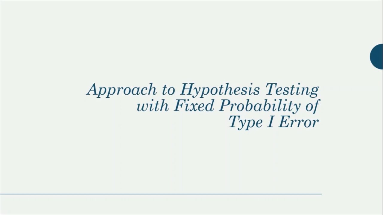 Hypothesis Testing Part2 Youtube 1369