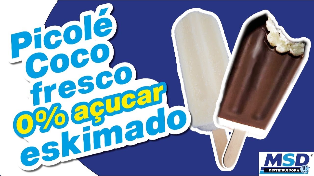 PICOLÉ COCO COM SKIMO ZERO AÇÚCAR - YouTube