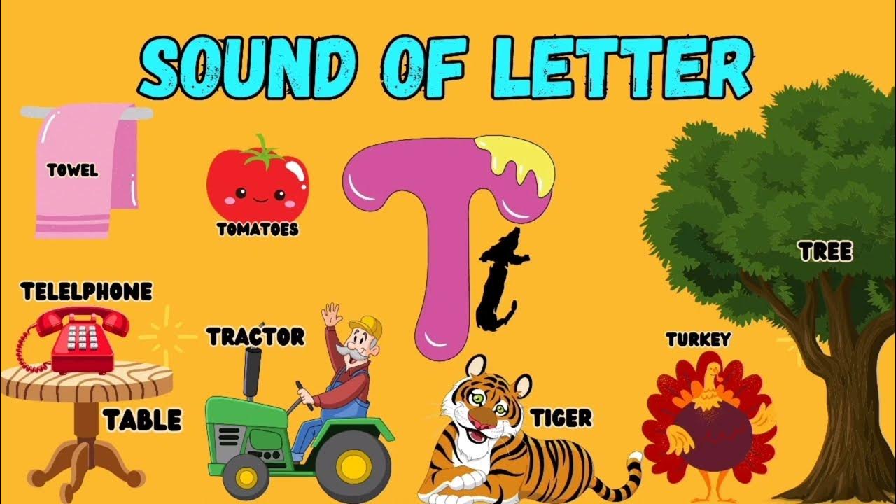 Toddler Learning video|Phonics|The Letter T sound| Learning alphabet ...