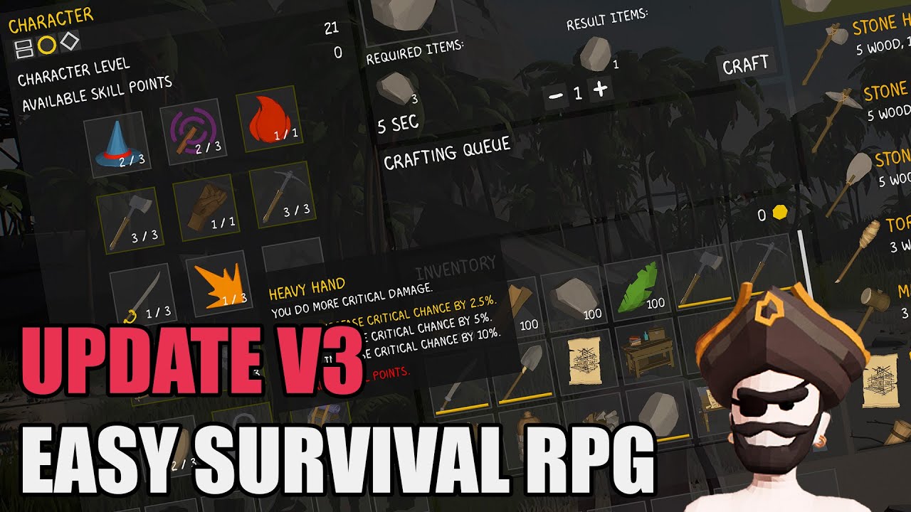 Easy Survival Rpg Update V30 Unreal Engine 5 Youtube