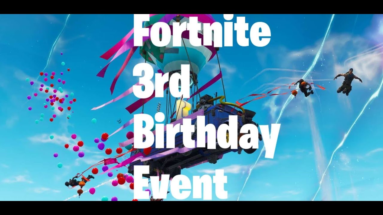 Fortnite bday! - YouTube