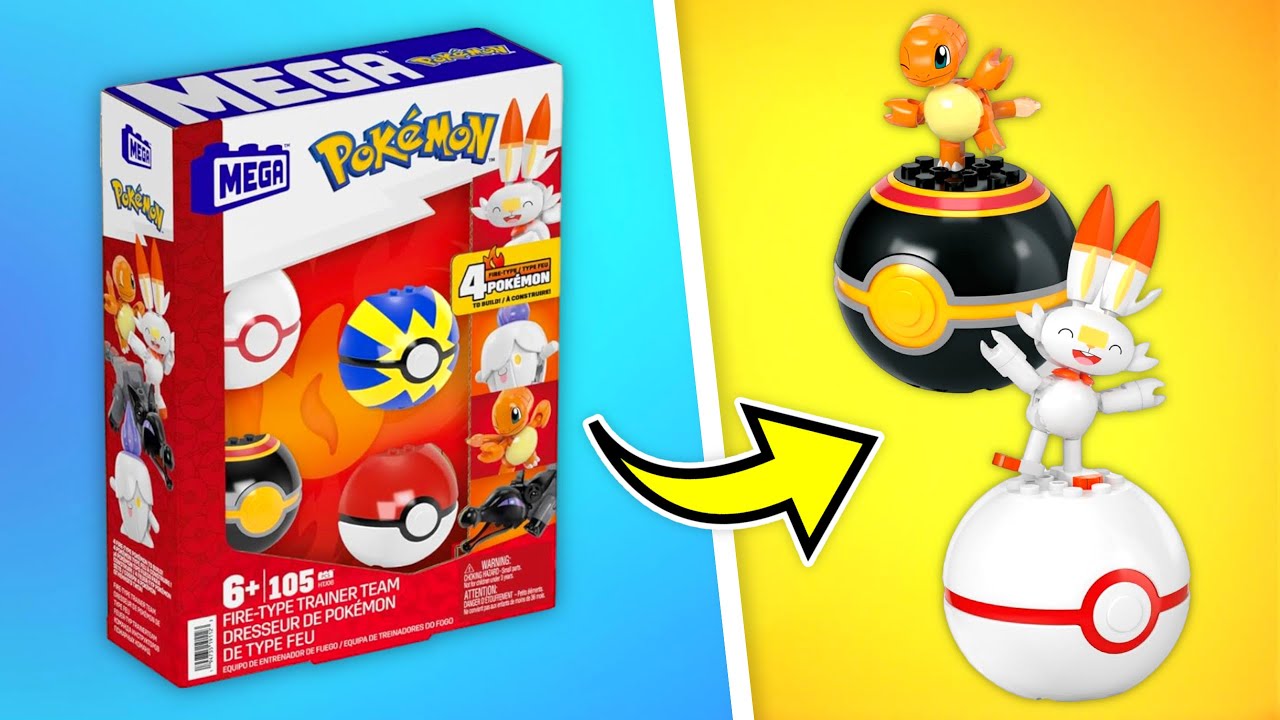 Making *MEGA* Charmander & Scorbunny with LEGOS !! - YouTube